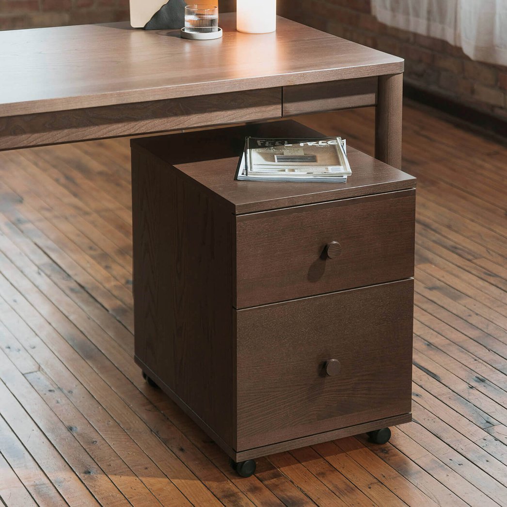 Wood File Cabinet