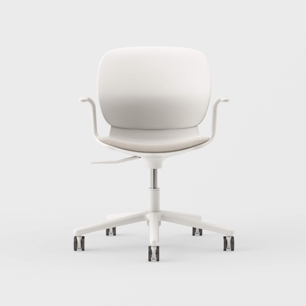 Maari Chair 5-Star Base with Upholstered Seat - Haworth Store
