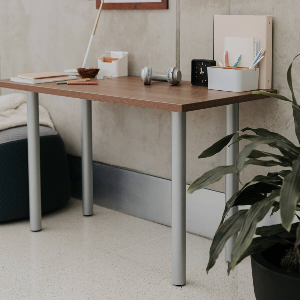 Jive Desk with Post Leg, Color Pop Collection - Haworth Store