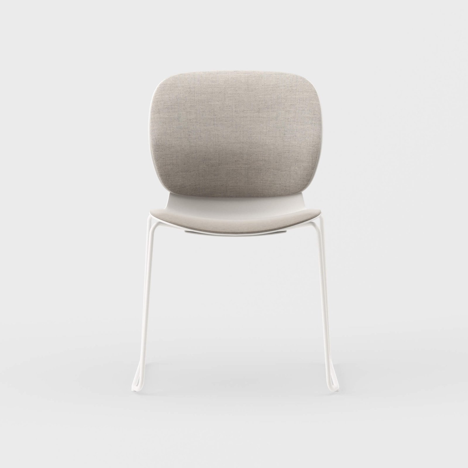 Maari Upholstered Chair with Sled Base