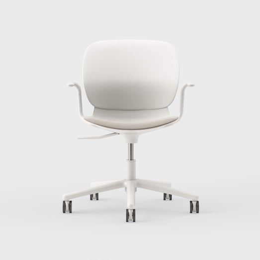 Maari Chair 5-Star Base with Upholstered Seat - Haworth Store