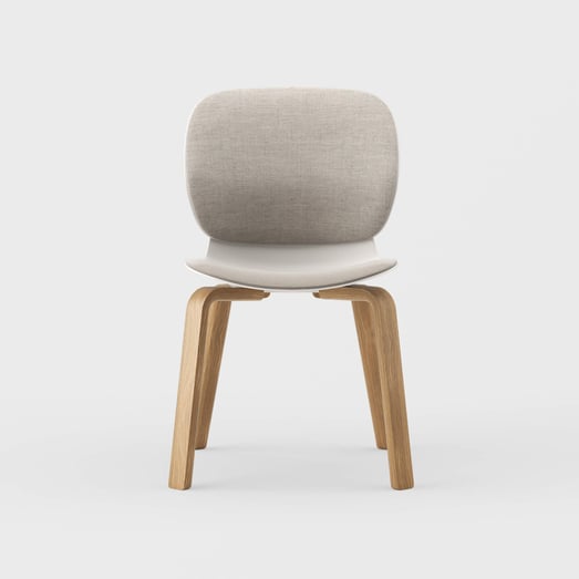 Maari Upholstered Chair with Wood Base - Haworth Store