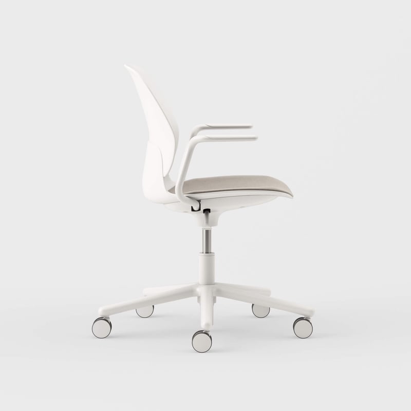 Maari Chair 5-Star Base with Upholstered Seat - Haworth Store