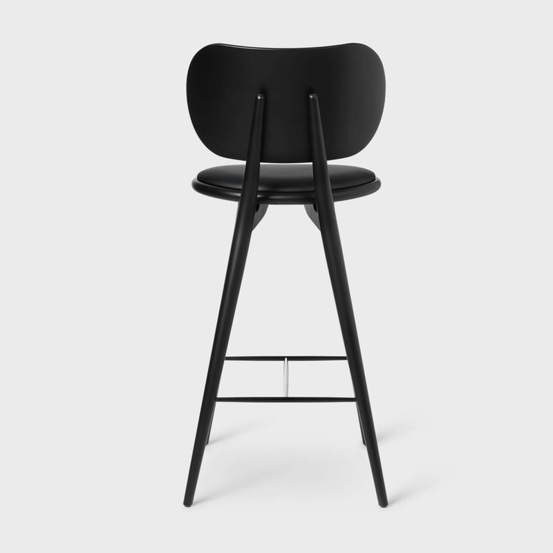 Mater High Stool with Backrest