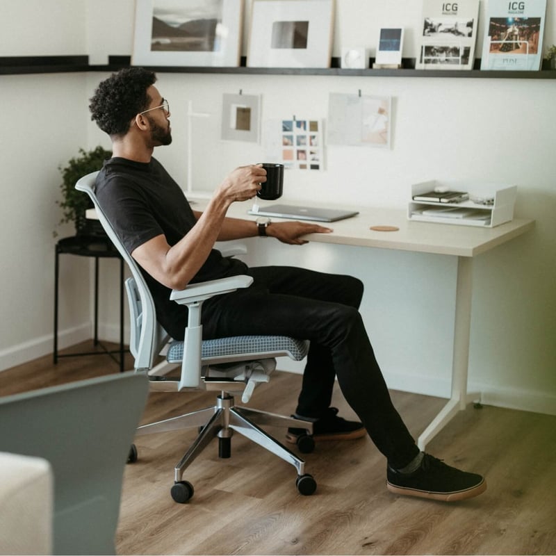 Jive Desk with C-Leg Base - Haworth Store